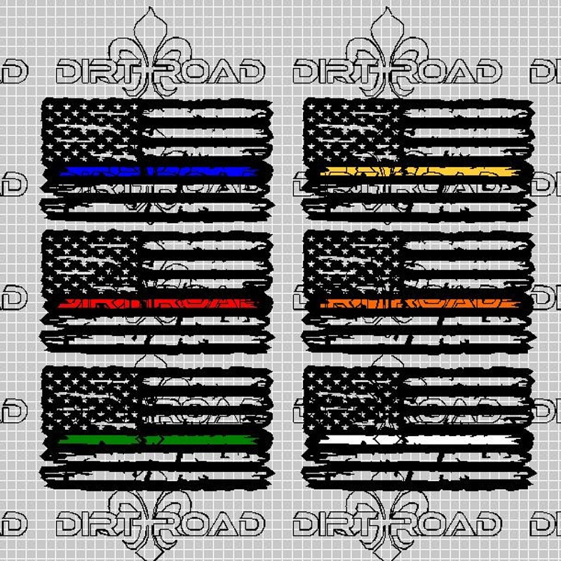 Tattered Flag Svg - Etsy