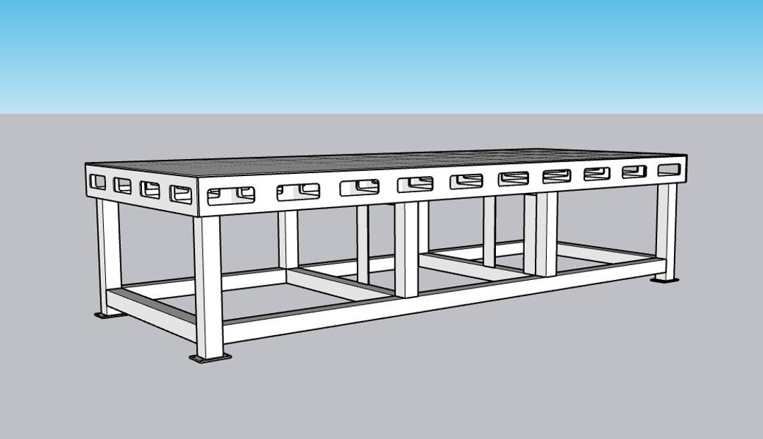 Fixture Table Plans and DXF Files 48x120 - Etsy