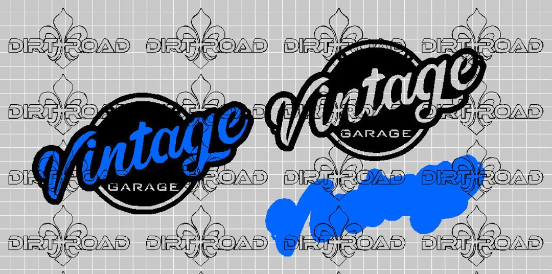 Vintage Garage Sign DXF SVG - Etsy