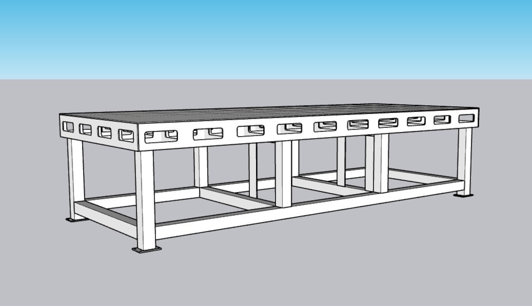 Fixture Table Plans and DXF/SVG Files 48x96 - Etsy