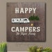 Personalized Happy Campers Travel Trailer RV Camping Canvas - Etsy