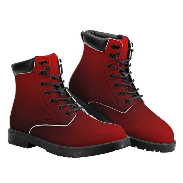 Red Boots - Etsy