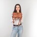 Chic Pebbled Leather Crossbody With Zipper and Outer Pocket - Must-have ...