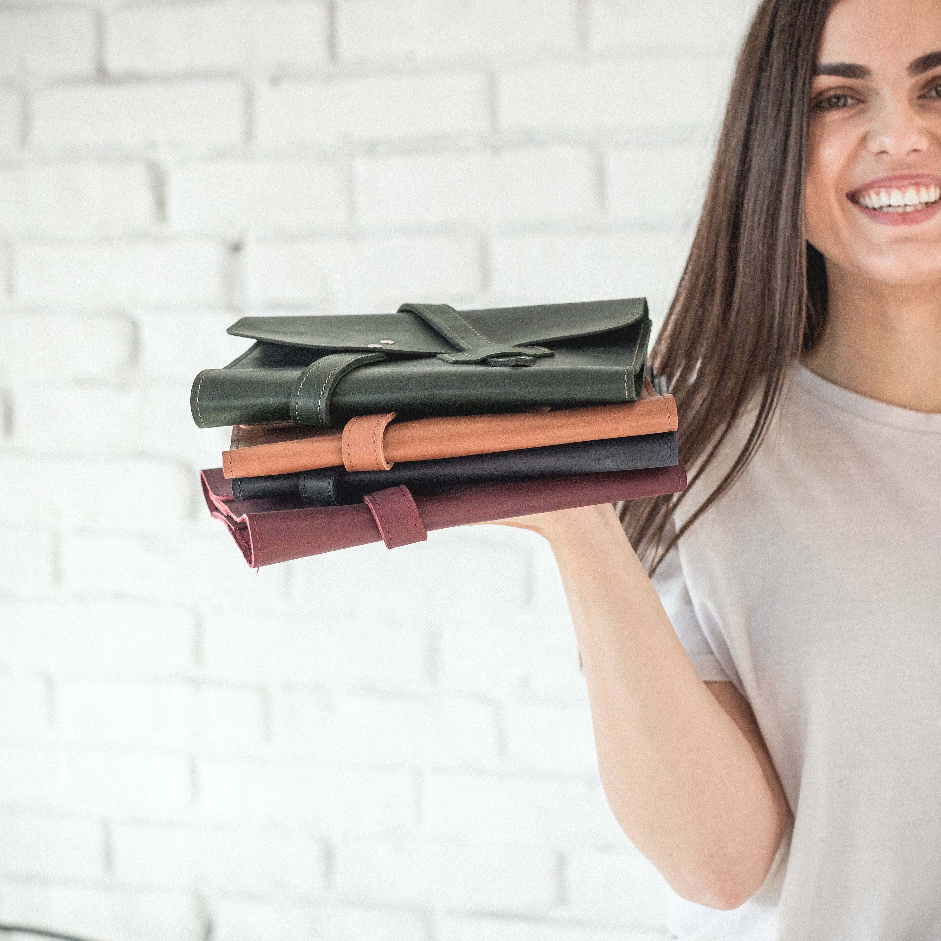 Genuine Leather Notebook Cover Leather Travel Journal | Etsy