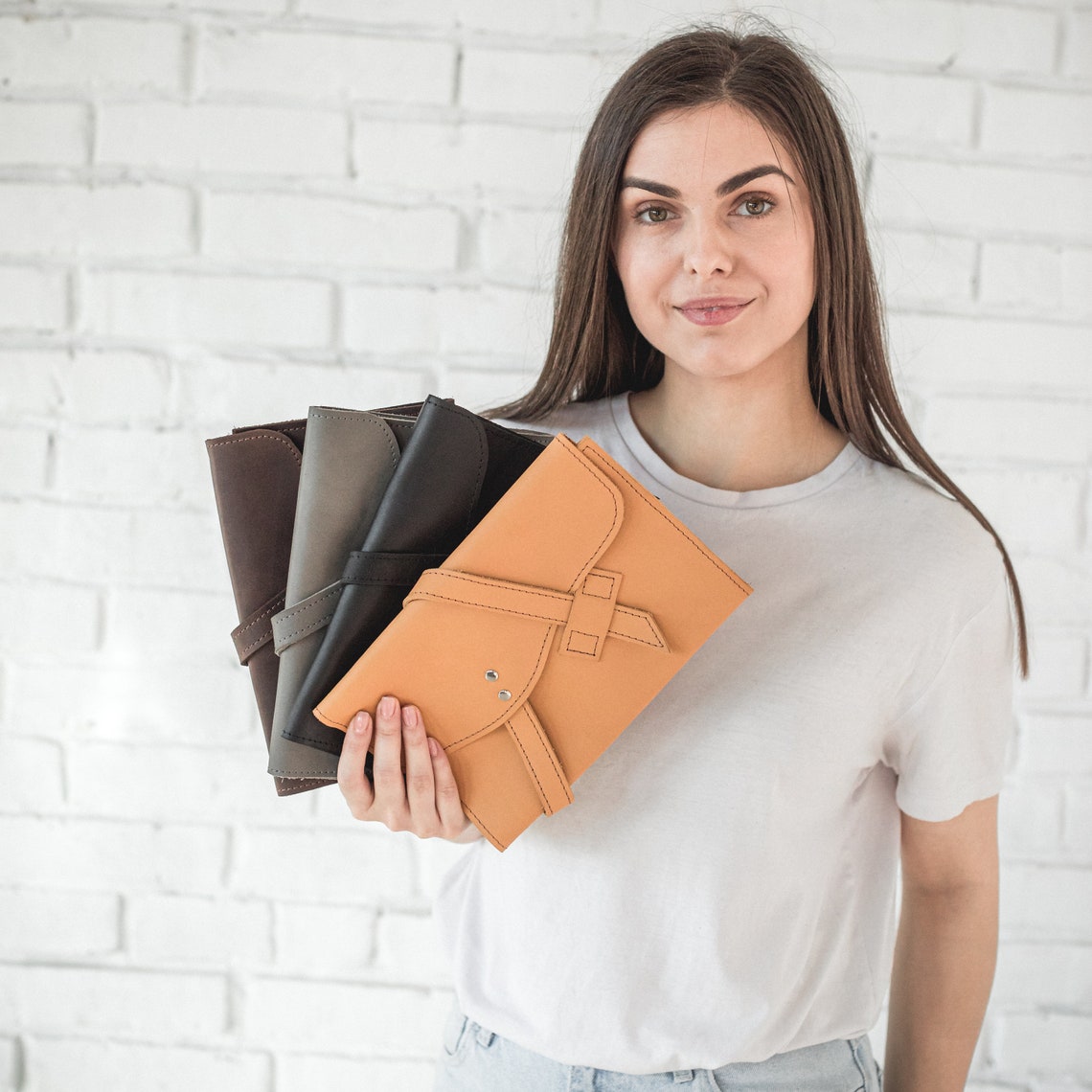 Genuine Leather Notebook Cover Leather Travel Journal - Etsy