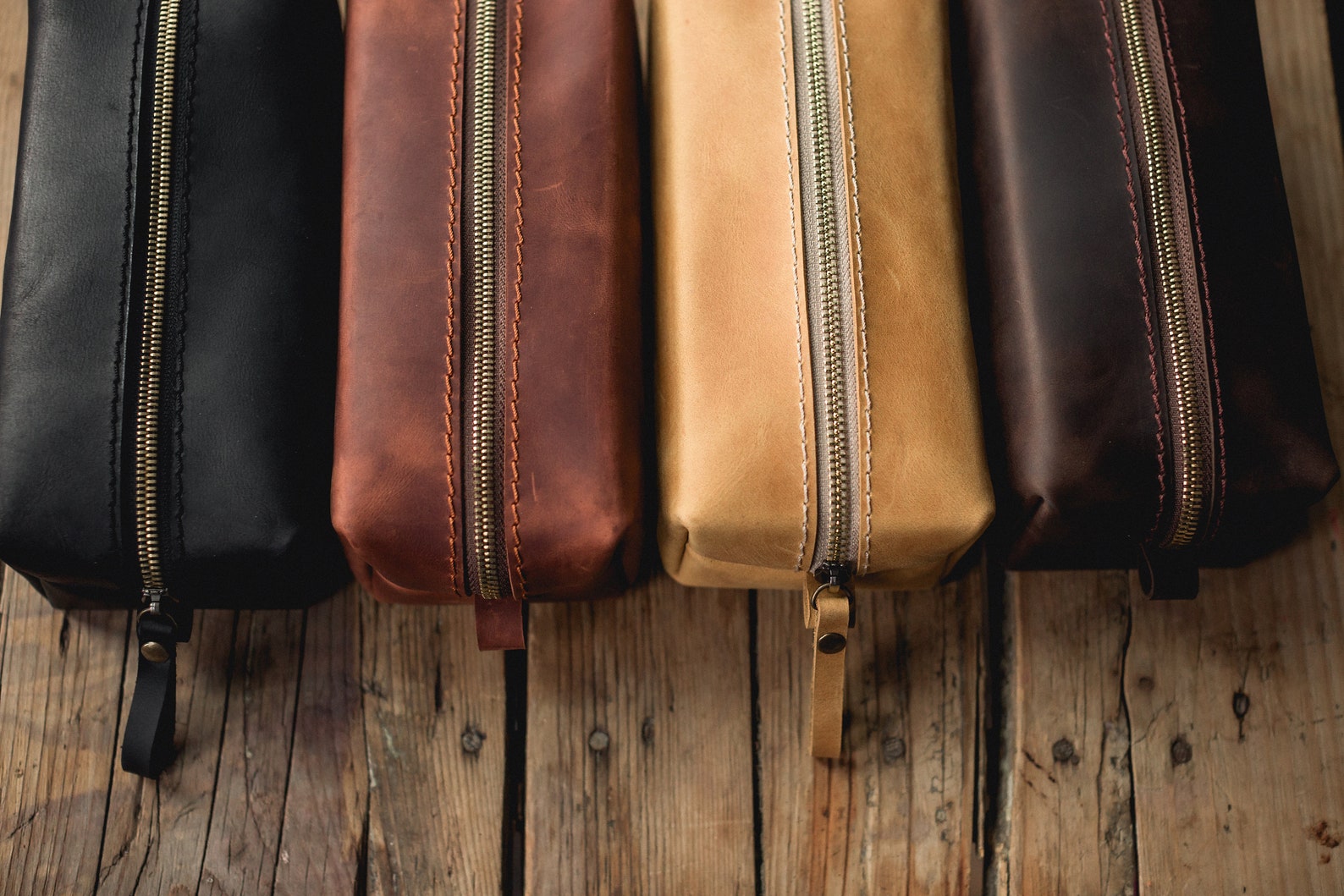 Leather Dopp Kit Mens Leather Toiletry Bag Mens Dopp Kit | Etsy