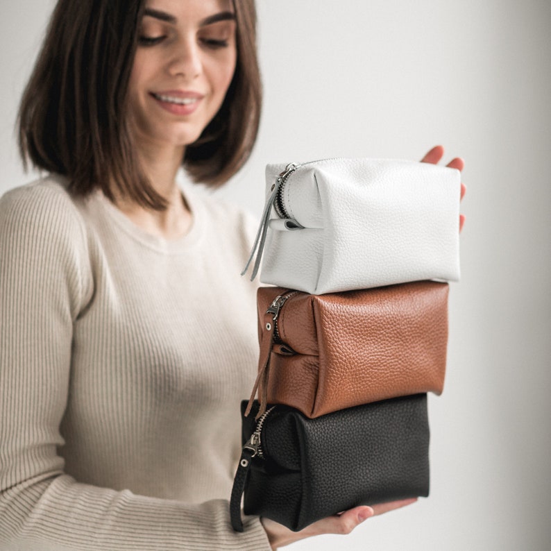 Leather Dopp Kits Mens Womens Travel Cases Mens Dopp Kit - Etsy