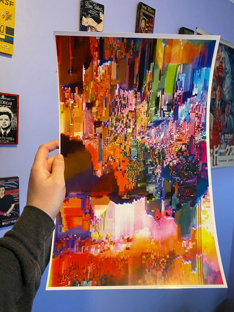 Website - (glitch Art Digital Print) - Etsy