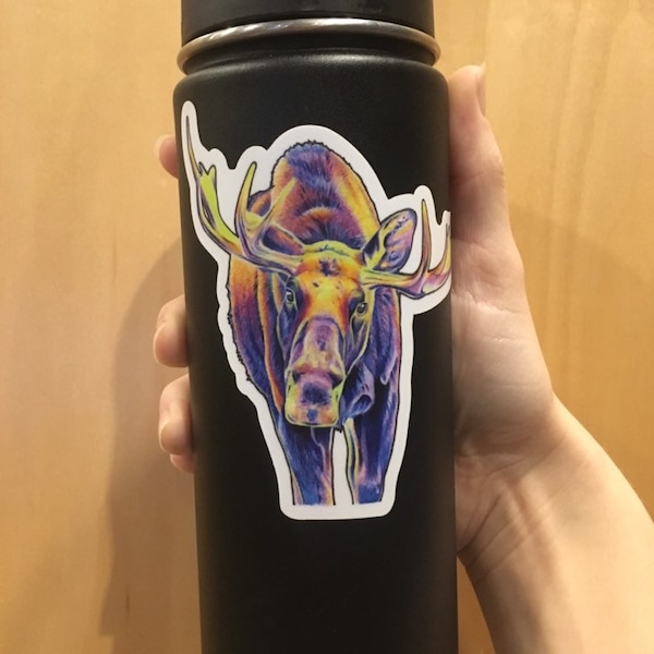 Moose Sticker - Etsy