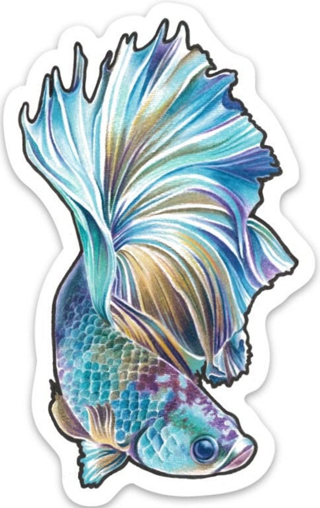 Just Keep Swimming Vinyl Sticker Decal - Etsy