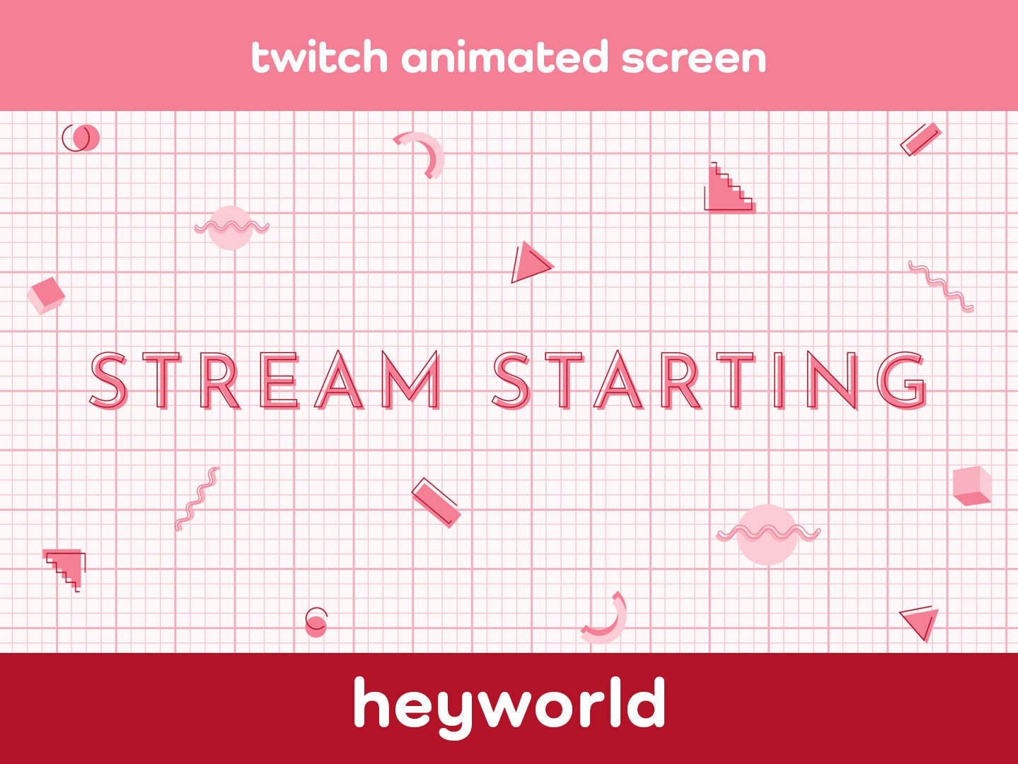 Twitch Animated Screens Streamer Screens BRB Offline - Etsy UK
