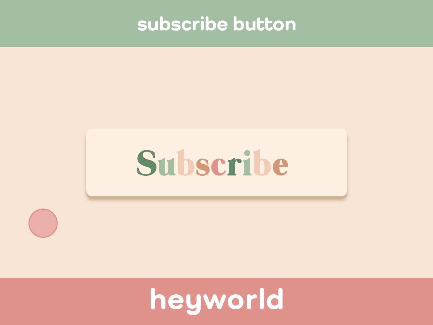 Subscribe Button - Youtube Video Overlay - Twitch Overlay - Youtube ...