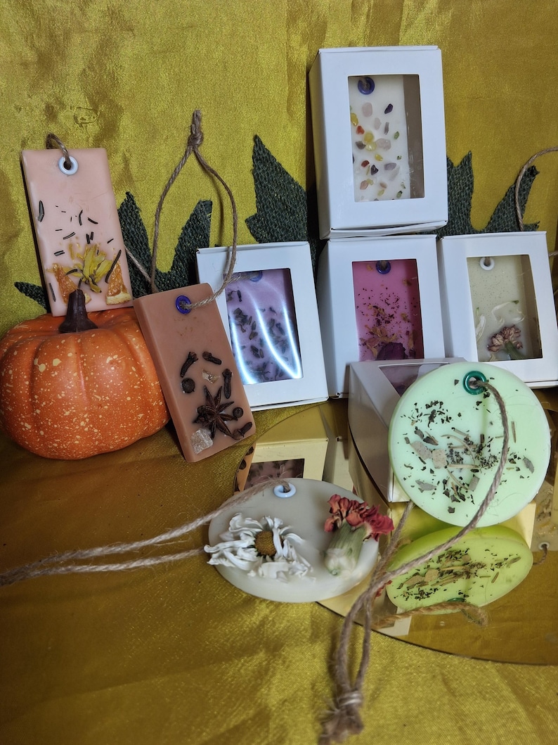 Handmade Scented Wax Sachets for Closets, Drawers & Small Spaces, Long ...