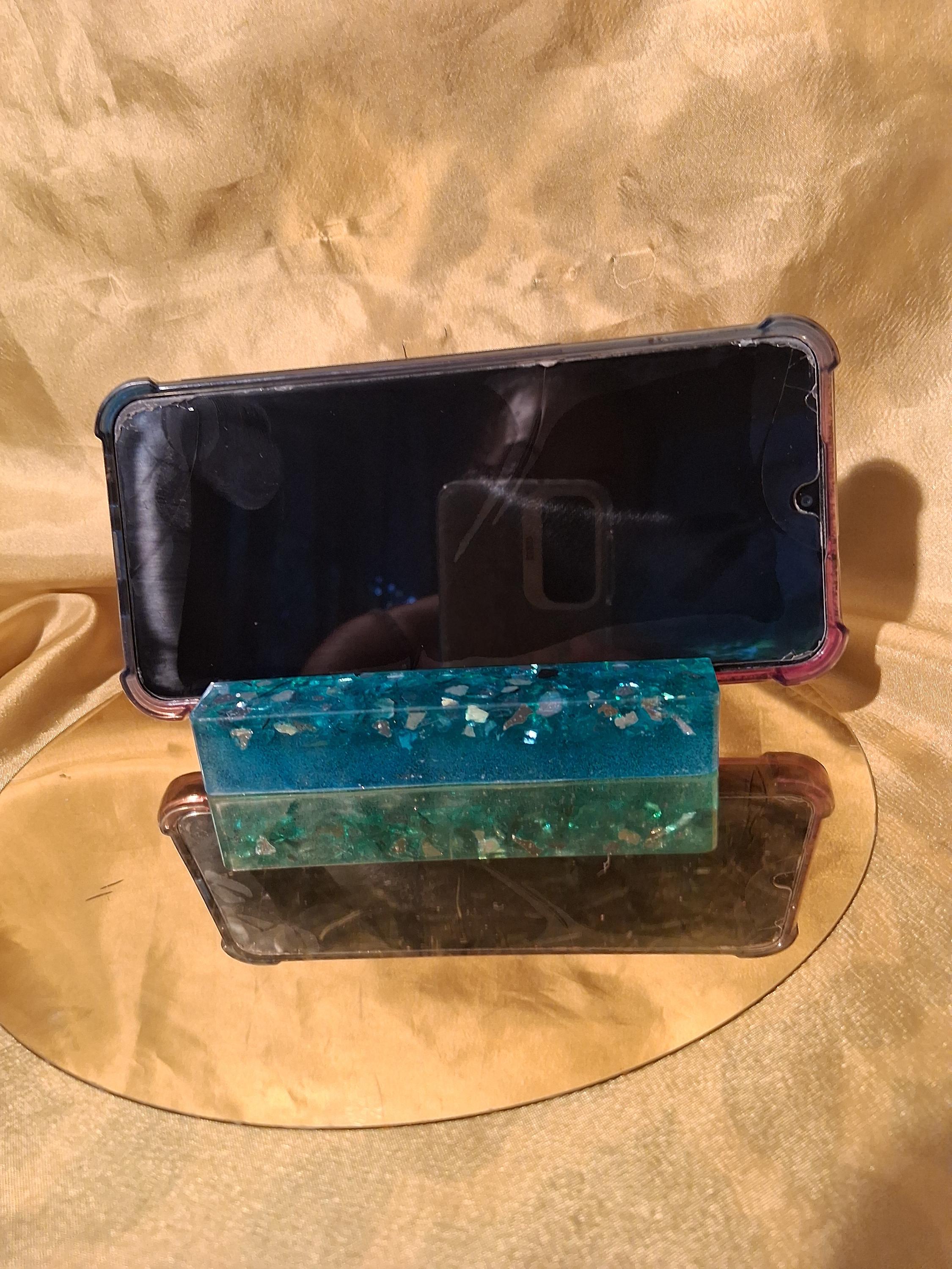 Resin Decorated Phone Stand - Etsy