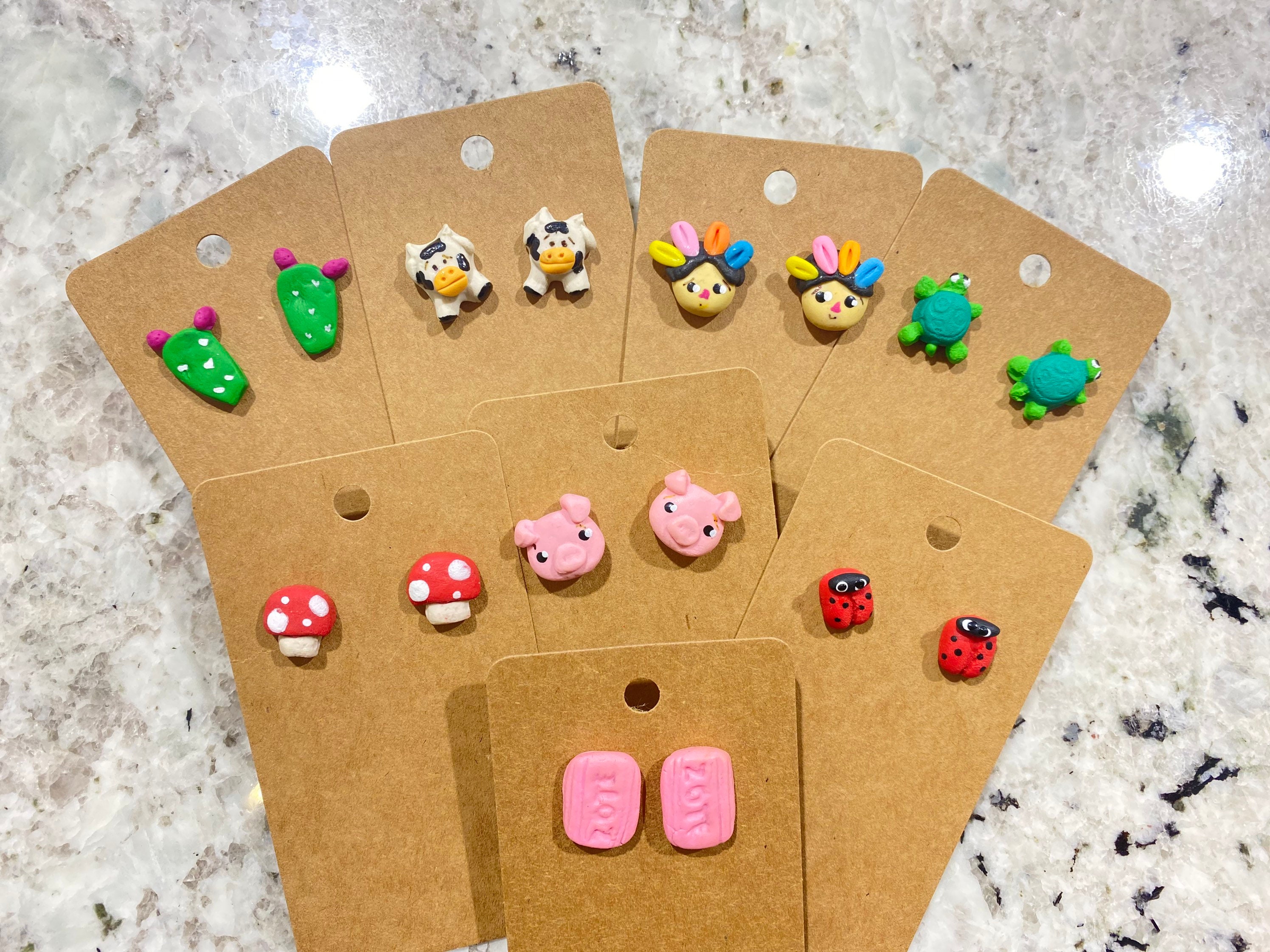 Mexican Earrings Elote Concha Loteria Mazapán - Etsy