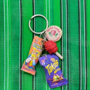 Mexican Keychains - Llaveros - Unique Gifts - Noodles- Tacos - Marucha ...