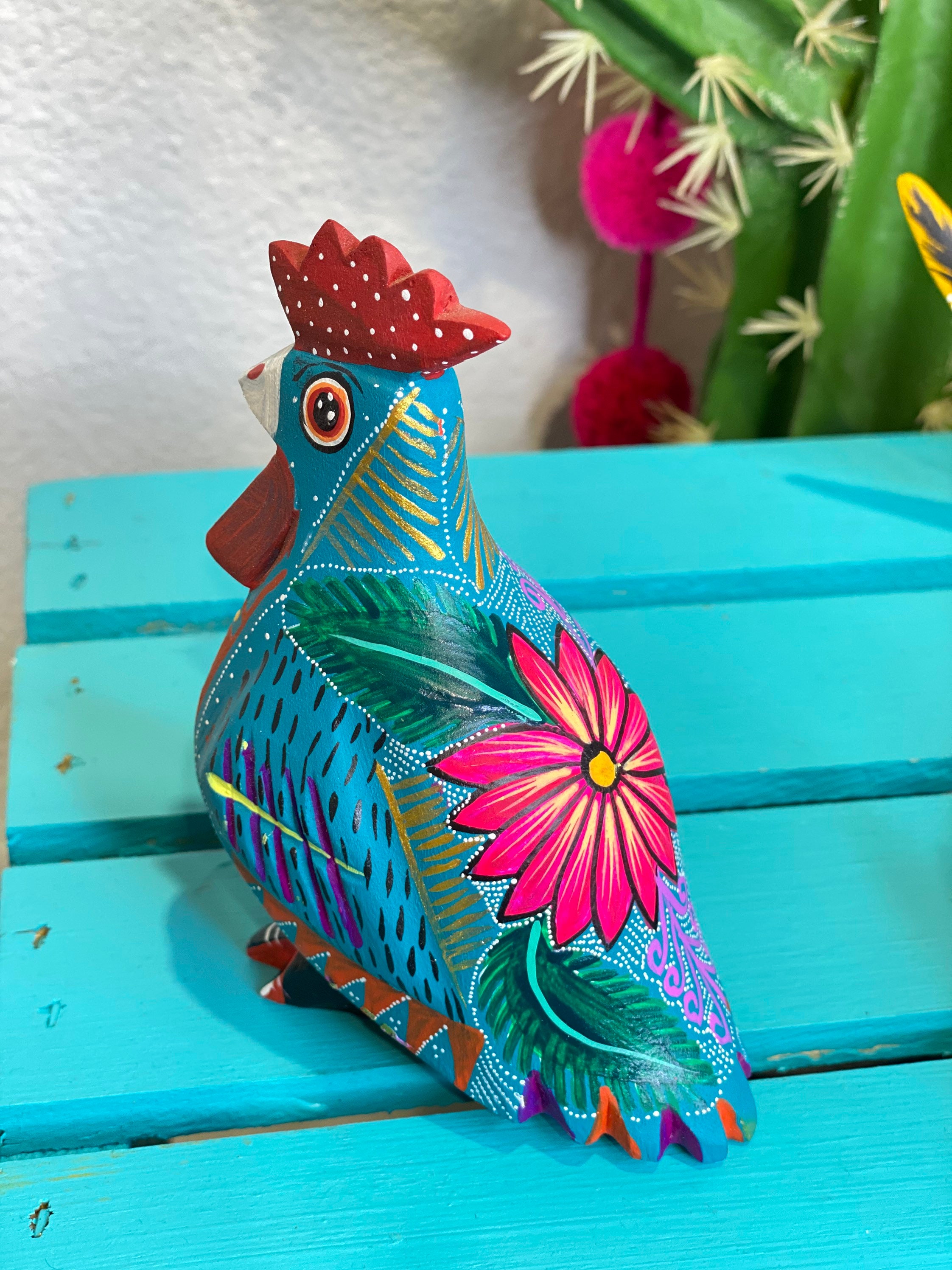 Cactus Alebrijes Chicken Hummingbird Copal Alebrije - Etsy