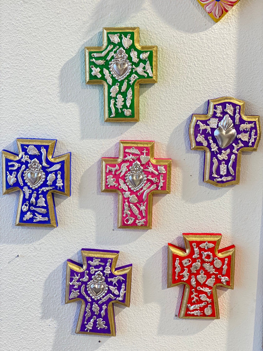 Wood Milagros Cross - Cross - Milagros - Virgen - Wall Decor - Gifts ...