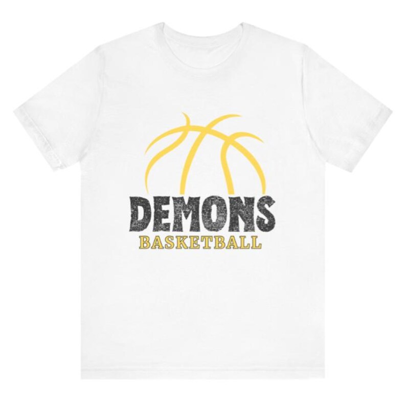 Demons Basketball PNG Black and Yellow - Etsy