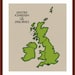 Counted Cross Stitch Pattern, Map of UK and Ireland, United Kingdom ...