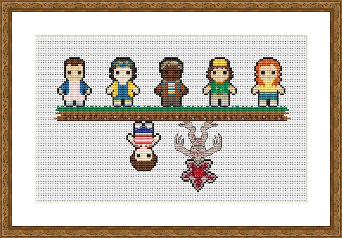 Counted Cross Stitch Sampler, Mini Character Collection, Cross Stitch ...