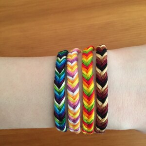 Personalised Fishtail Friendship Bracelet, Adjustable Friendship ...