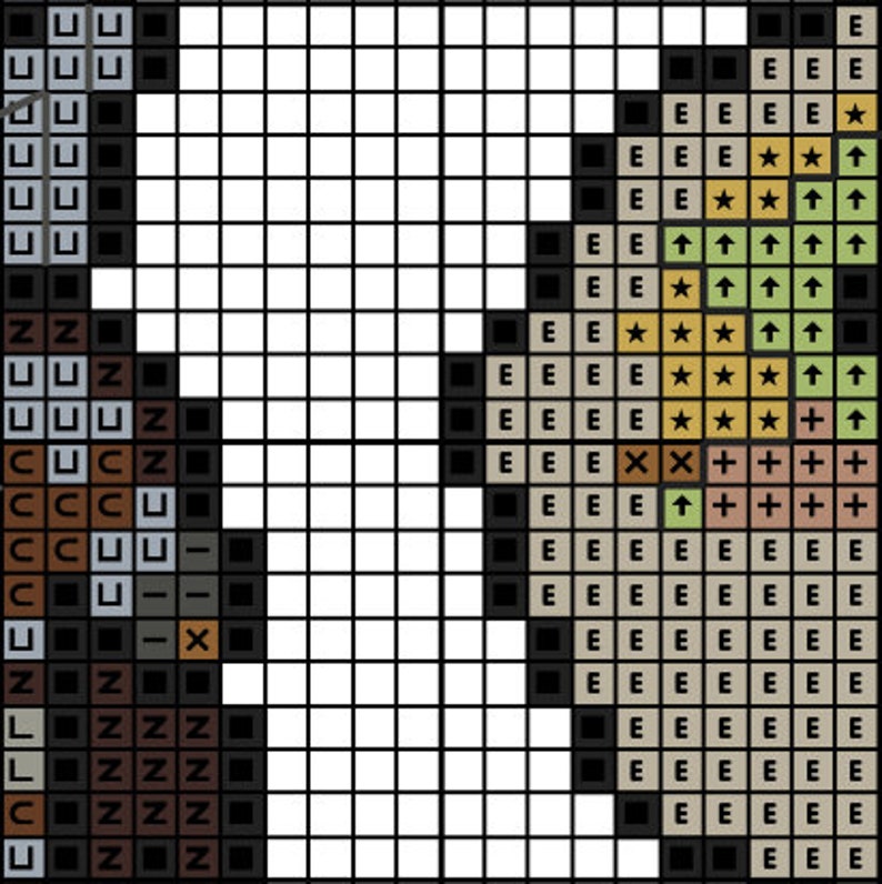 Counted Cross Stitch Sampler Mini Galaxy Character - Etsy