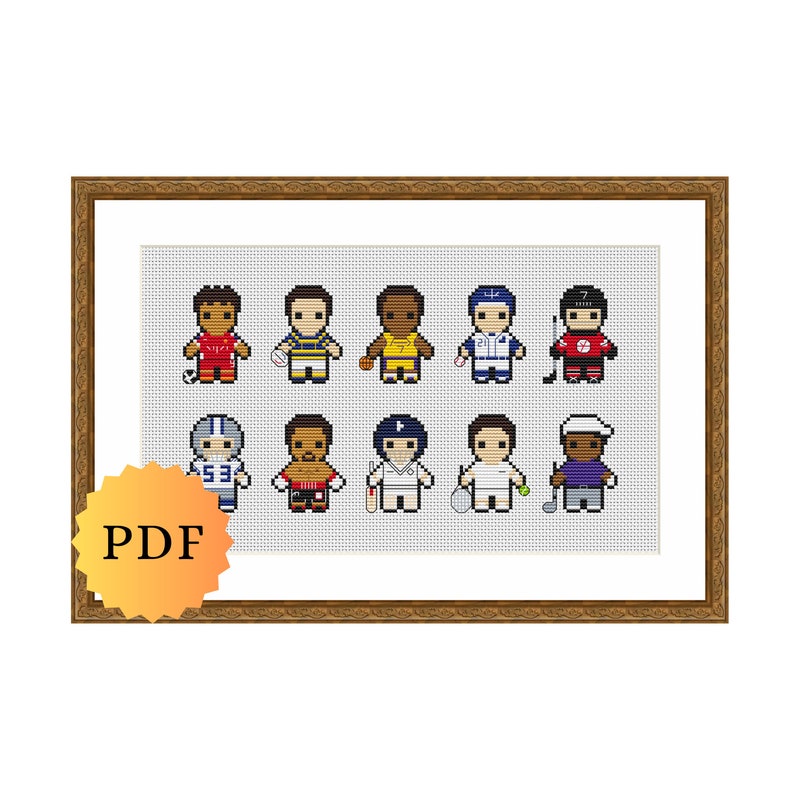 Hockey Cross Stitch Pattern - Etsy