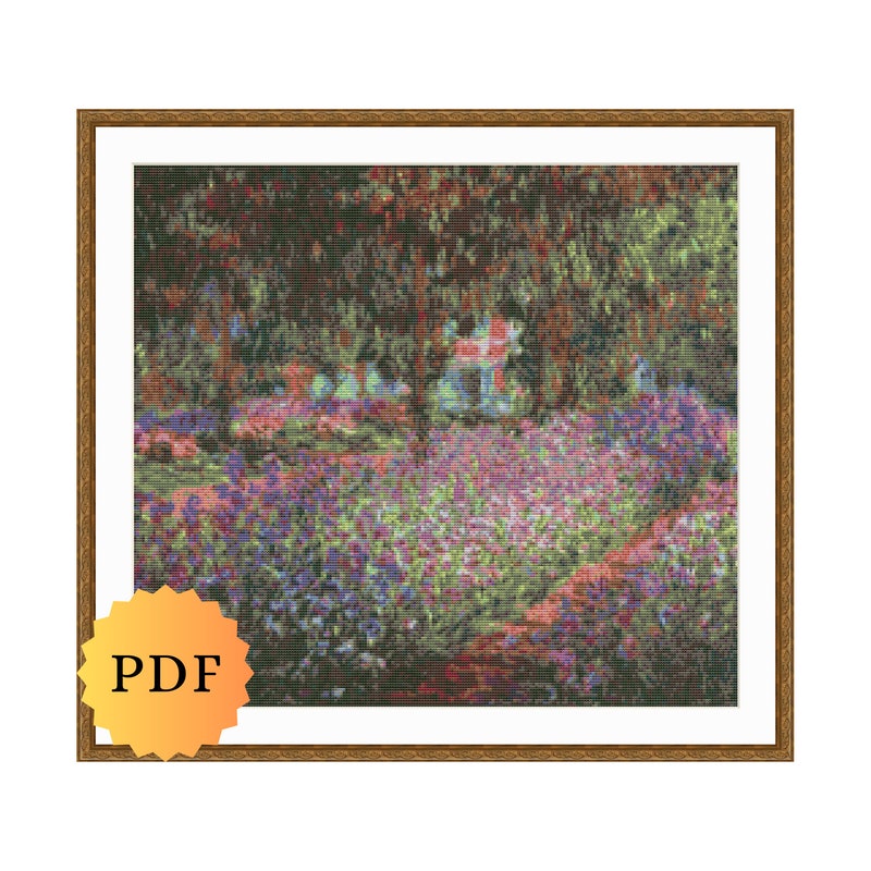 Monet Cross Stitch - Etsy