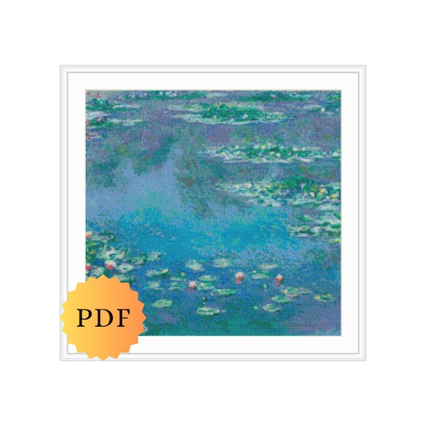 Monet Cross Stitch - Etsy