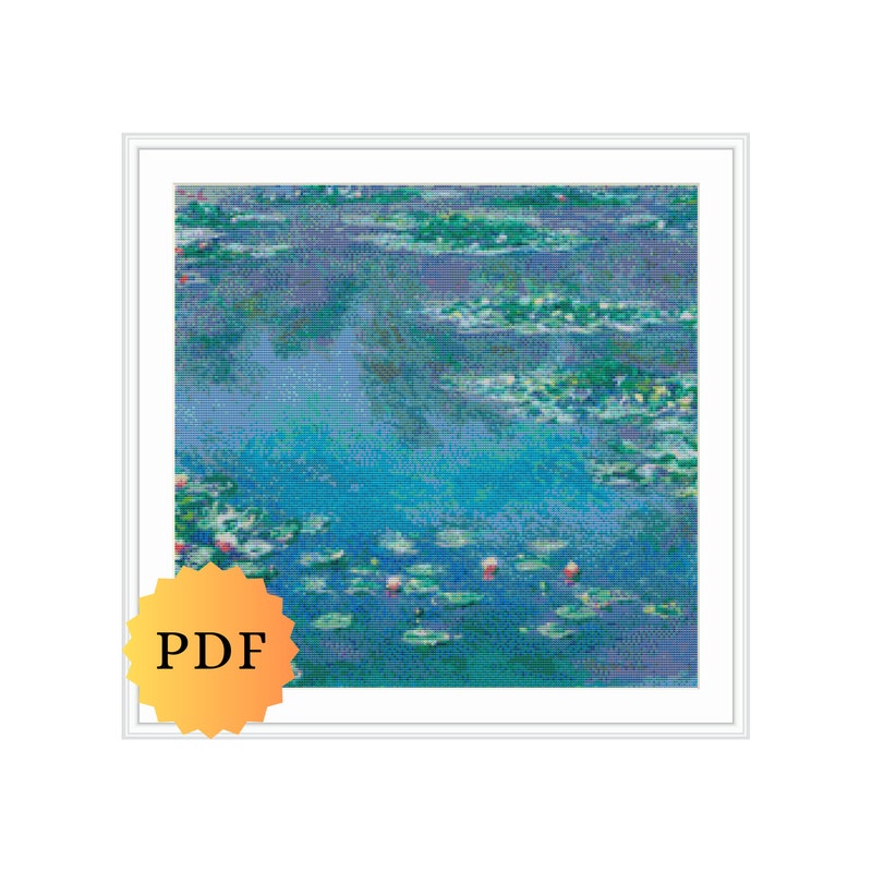 Monet Cross Stitch - Etsy