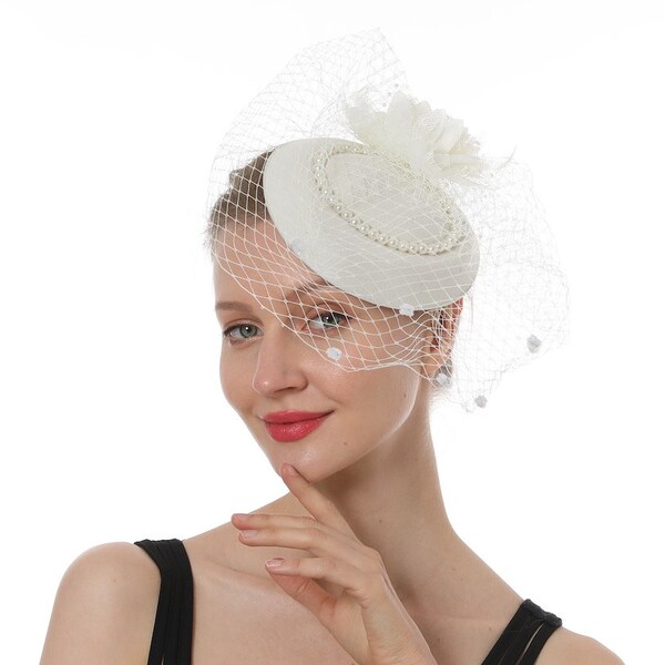 Beige Fascinator Hat - Etsy