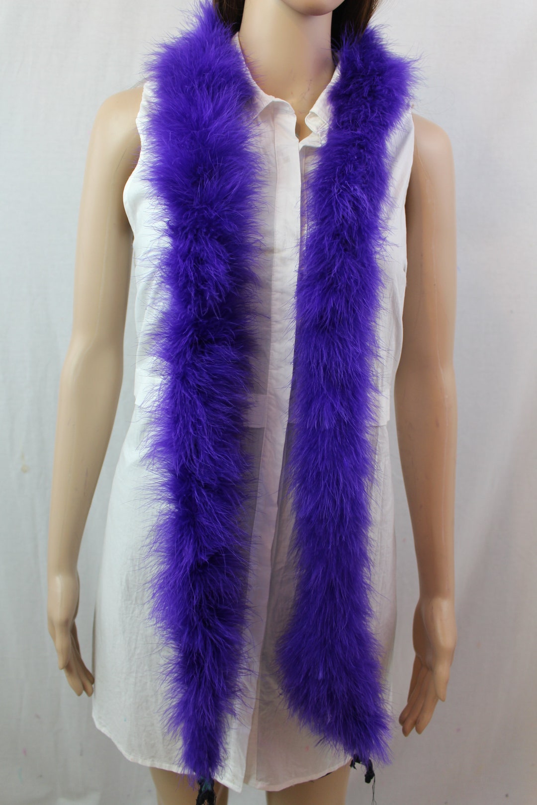 Purple 50 Gram Marabou Feather Boa: 50 Gram, 2 Yard Craft Trim - Etsy