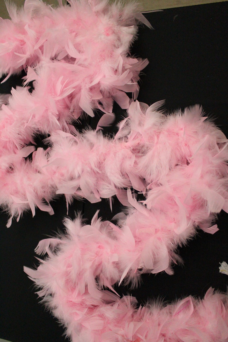 Pink 45 Gram Feather Boa 2 Yard Long-great for Party - Etsy