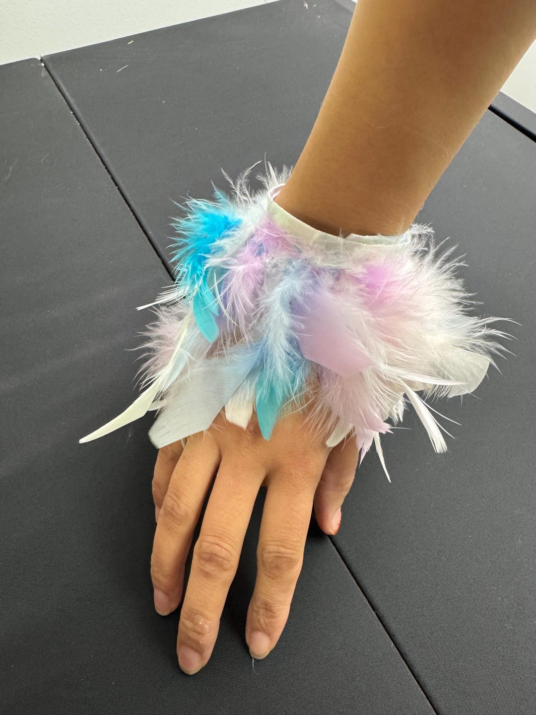 Custom Made Feather Slap Bracelet,women's Wrist Decoration,for Women's ...