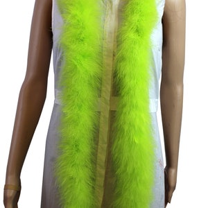 Lime Green 30 Gram Marabou Feather Boa: 2-yard Crafting Decoration - Etsy