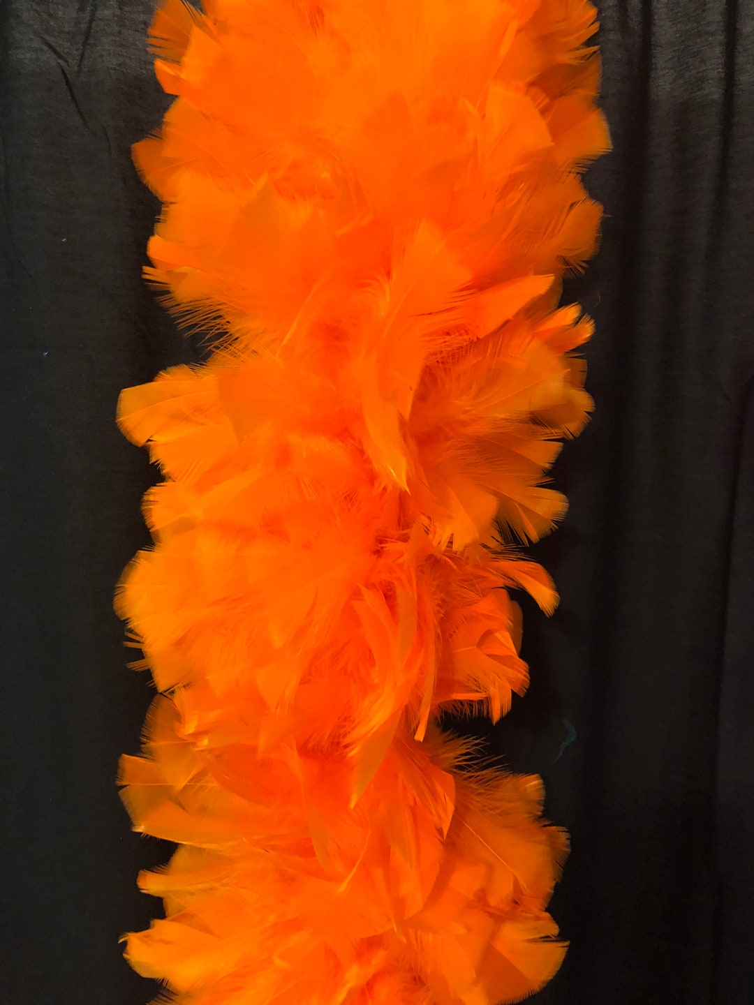 Orange Color 200 Gram 2 Yards -long, Large Boa, With Turkey Flat ...