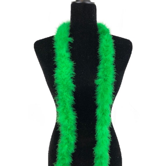 Green Color 14 Gram Marabou Feather Boa 2 Yard-long Dancing | Etsy