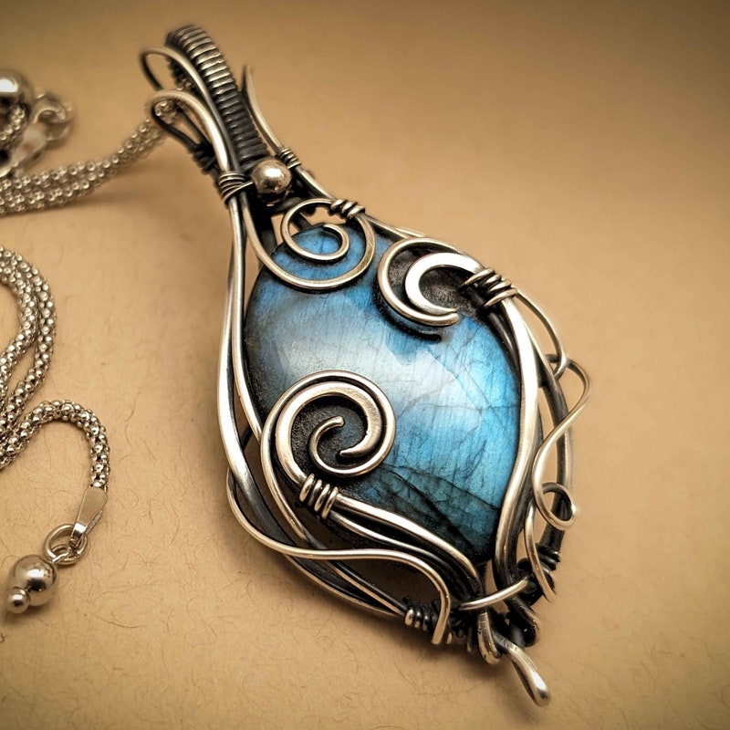 Large Metal Pendant - Etsy