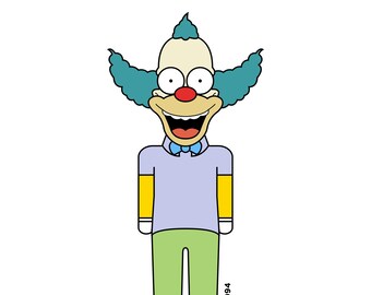 Krusty the Clown | Etsy UK