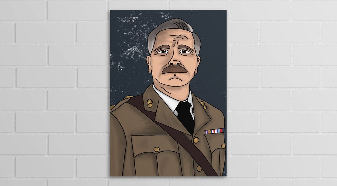 Captain Portrait (ghosts) (A5, A4, A3 Poster or Print) - Etsy