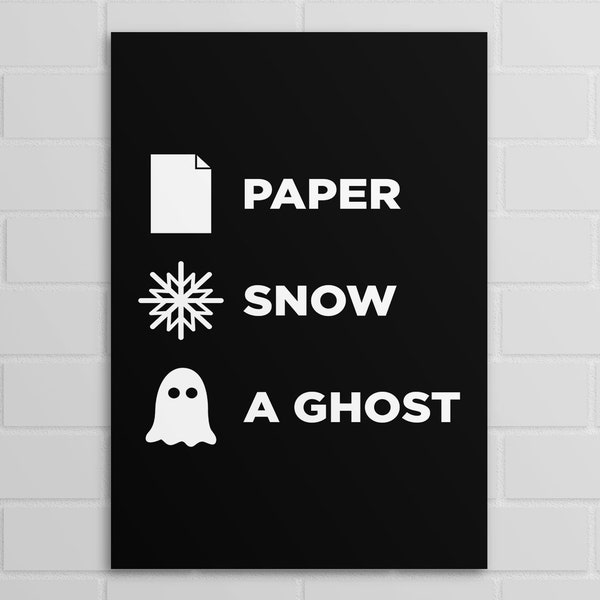 Paper Ghost - Etsy UK