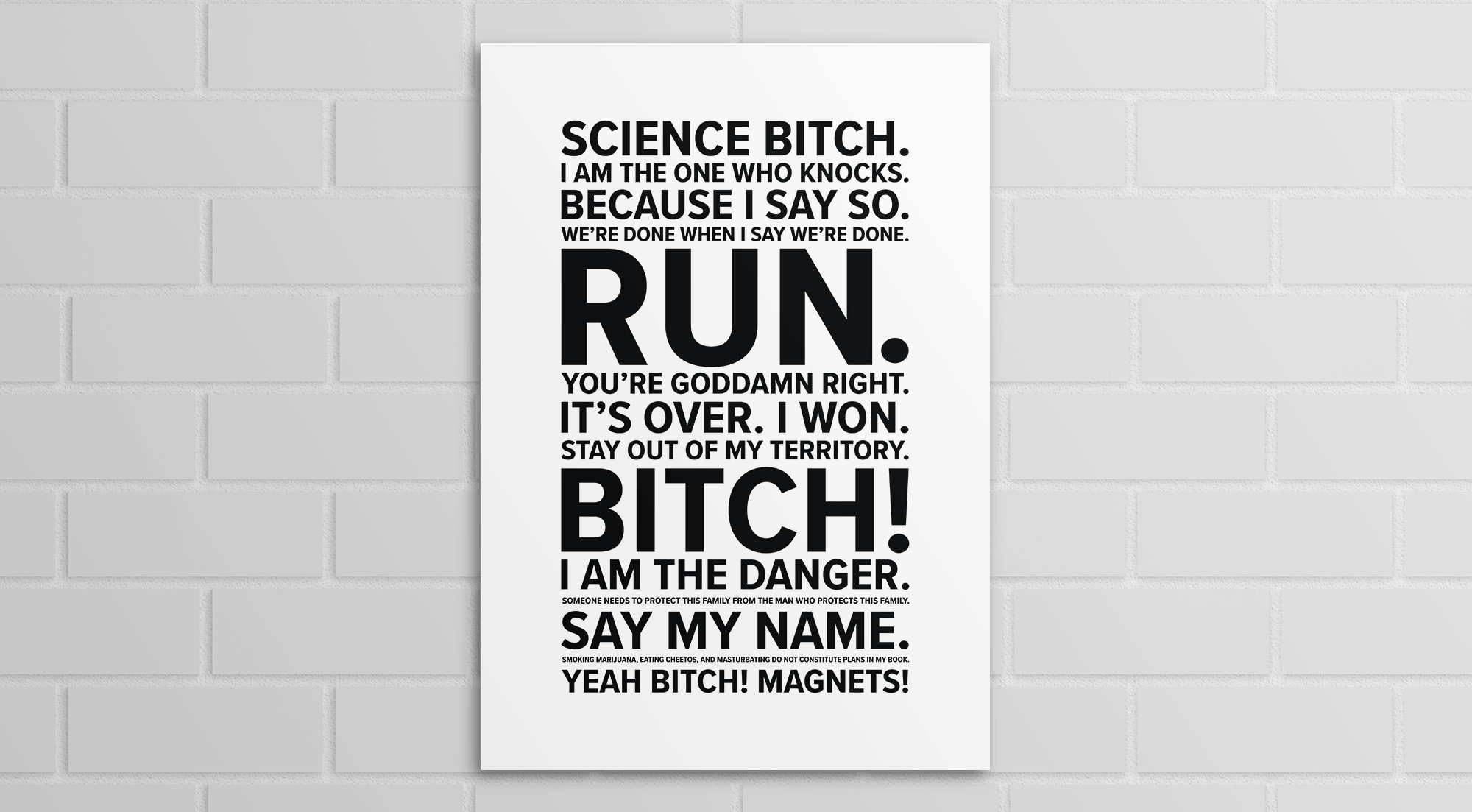 Because I Said So Poster