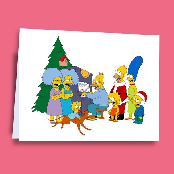 Simpsons Greeting Card - Etsy