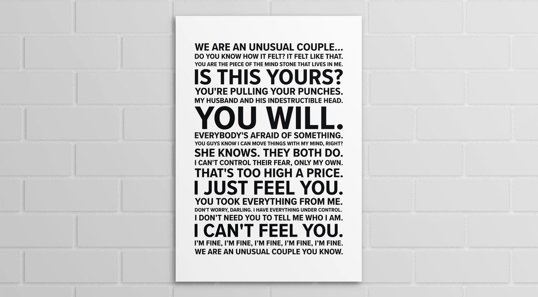 Wanda Quotes (A5, A4, A3 Poster or Print) - Etsy