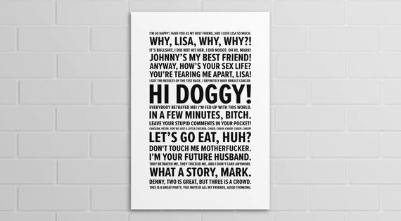 The Room Quotes A5 A4 A3 Poster or Print - Etsy