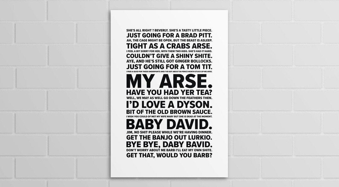 Royle Family Quotes (A5, A4, A3 Poster or Print) - Etsy UK