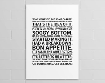 Taskmaster Quotes A5 A4 A3 Poster or Print | Etsy