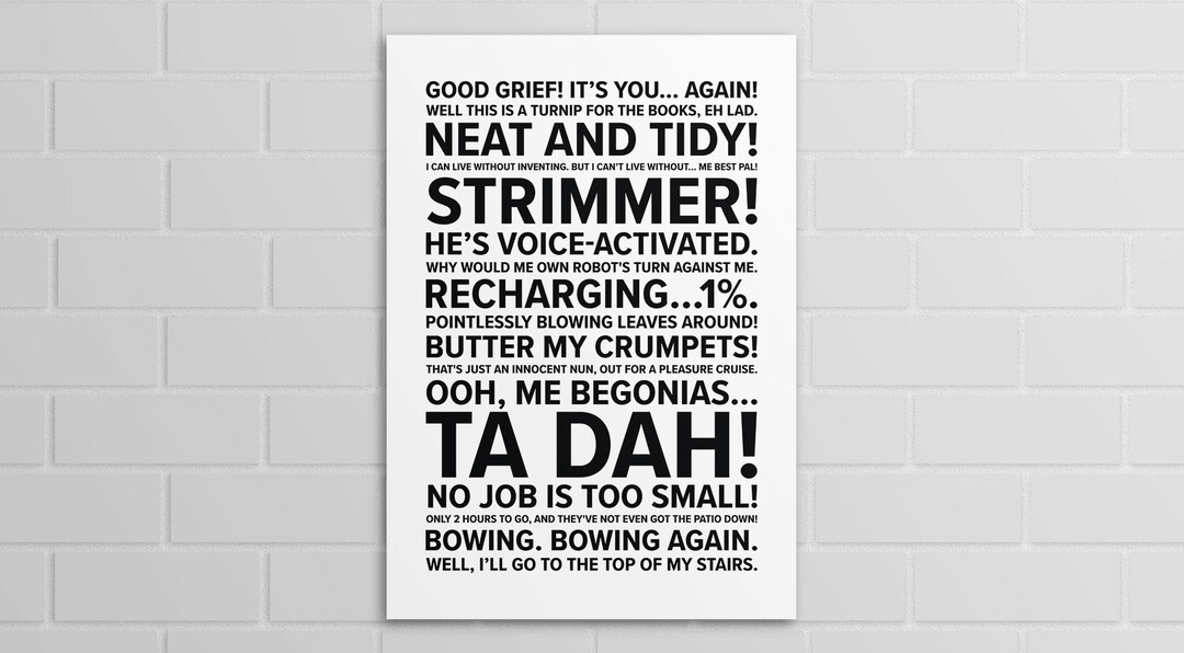 Vengeance Most Fowl Quotes (A5, A4, A3 Poster or Print) - Etsy