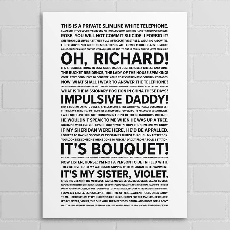 Hyacinth Bucket - Etsy UK